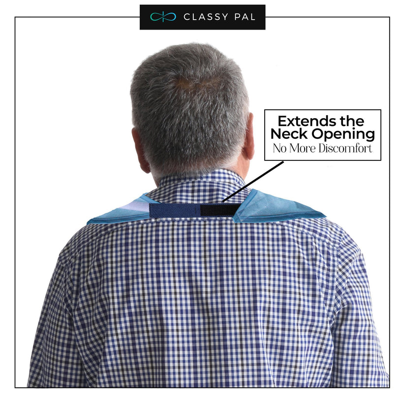 Adult Bib Neck Extender – Extra Comfort & Coverage – Classy Pal