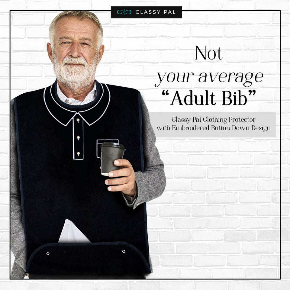 Men's Adult Bib with Polo Shirt: Casual and Functional