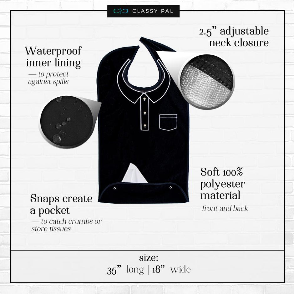 Men's Clothing Protectors | Stylish and Functional Bibs – Classy Pal